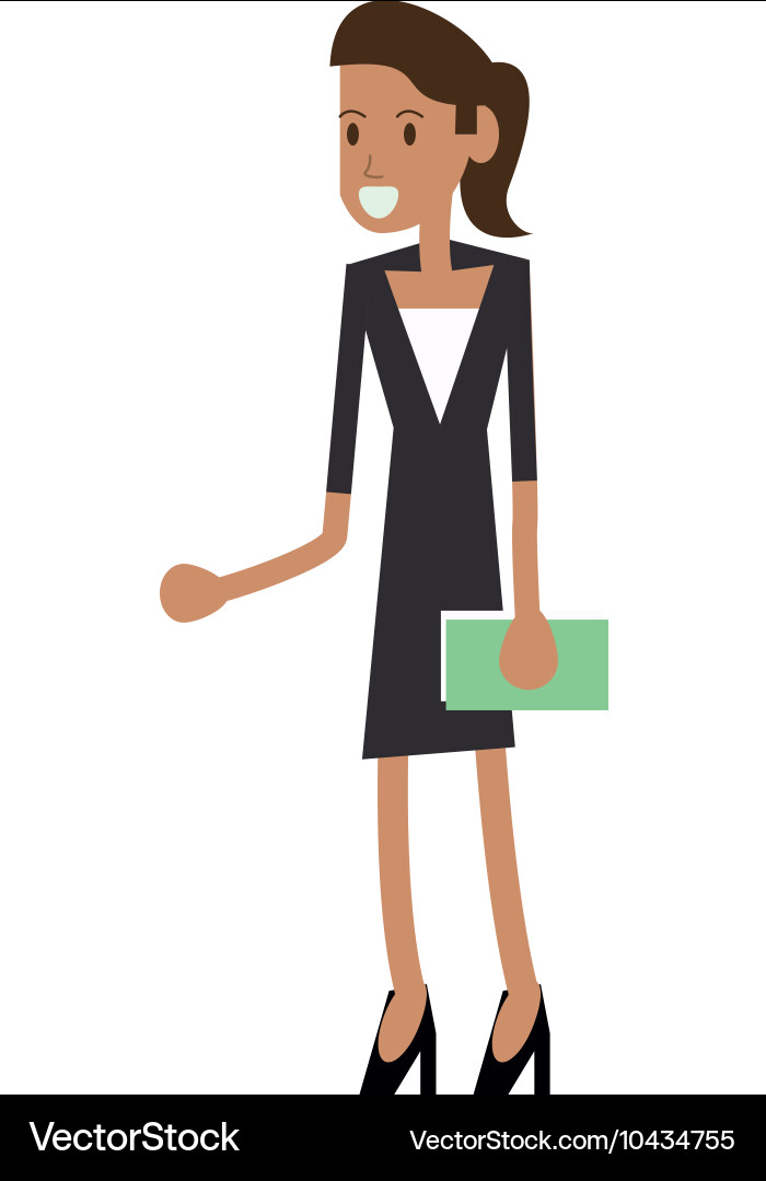 Woman character icon Royalty Free Vector Image