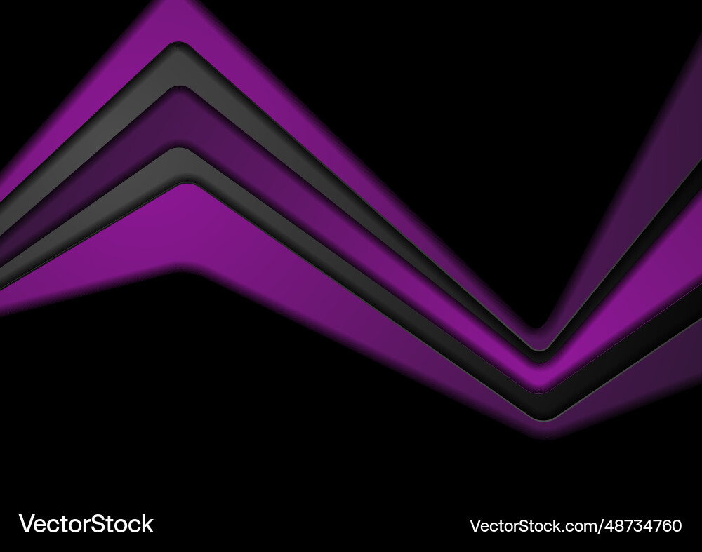 Abstract black and violet corporate background Vector Image