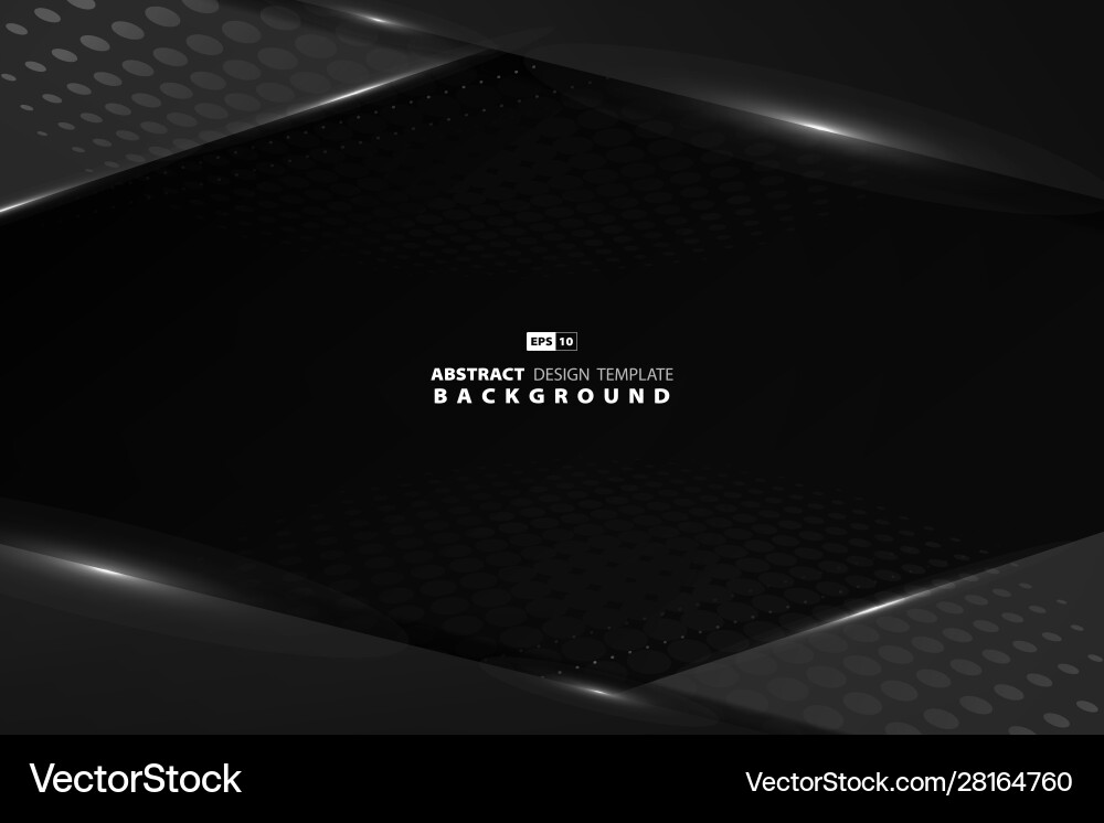 Abstract dark metal plate overlap design Vector Image