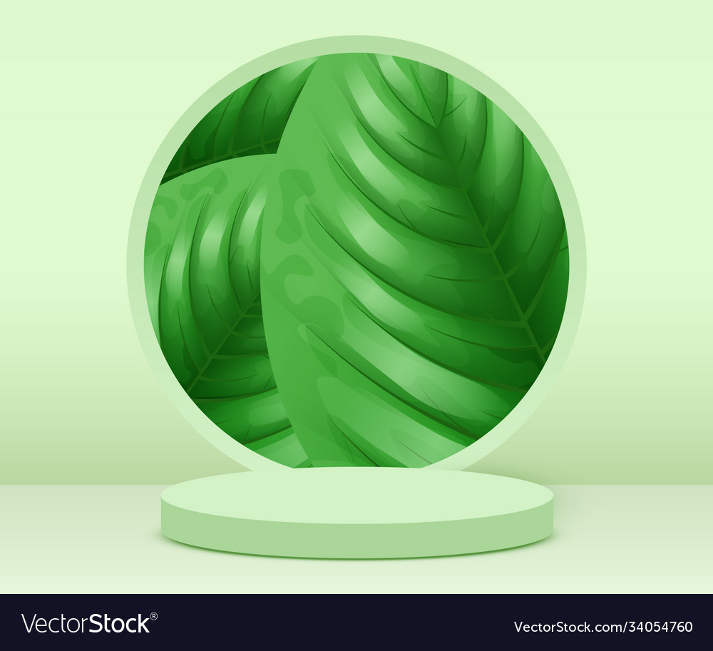 Abstract scene background cylinder podium Vector Image Abstract scene background cylinder podium Vector Image