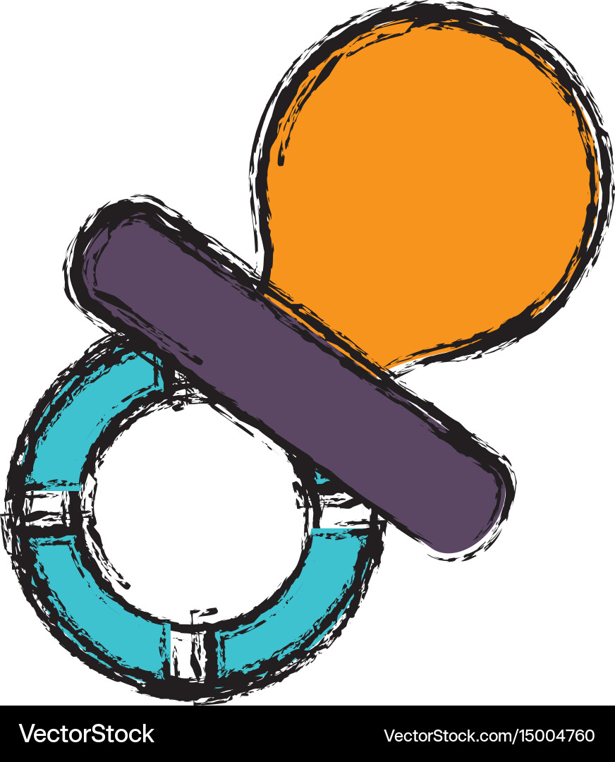 Baby pacifier icon Royalty Free Vector Image - VectorStock