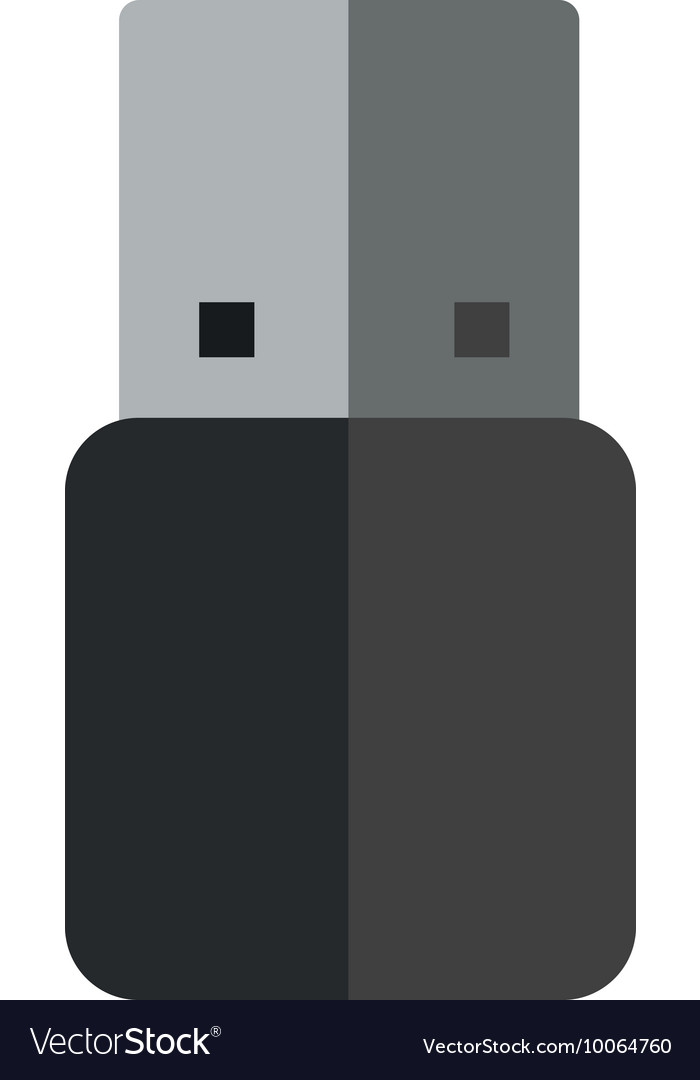 Usb Memory Icon Technology Design Graphic Vector Image