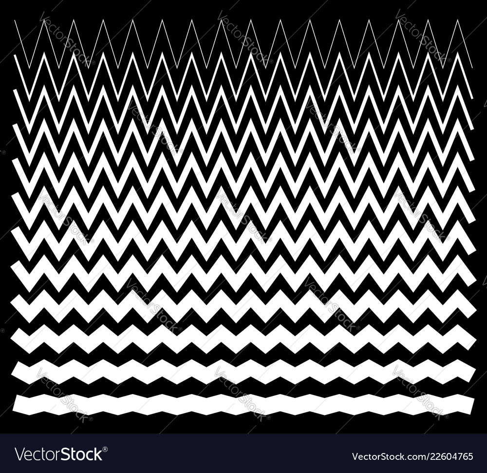 Edgy Pointed Zig Zag Lines Jagged Lines Royalty Free Vector