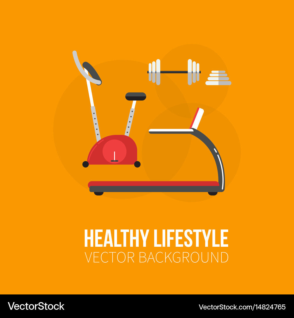 Gym training bodybuilding healthy banners Vector Image