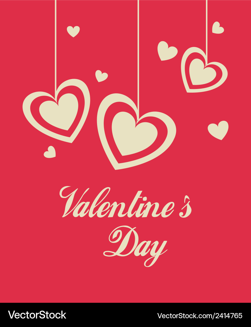Love Design Over Pink Background Royalty Free Vector Image