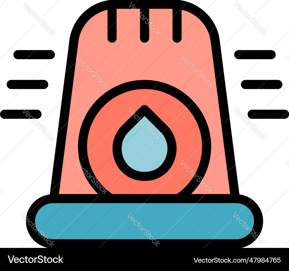 Ovary menopause icon flat Royalty Free Vector Image