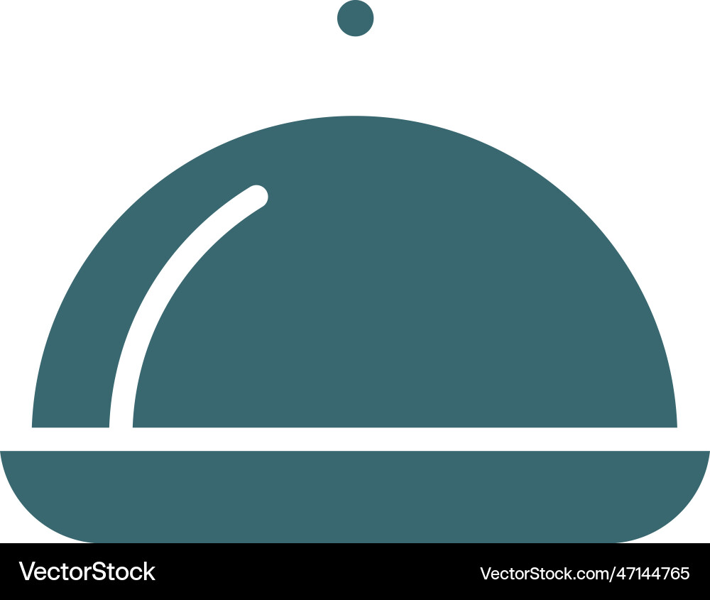 Restaurant tray icon filled tray icon Royalty Free Vector