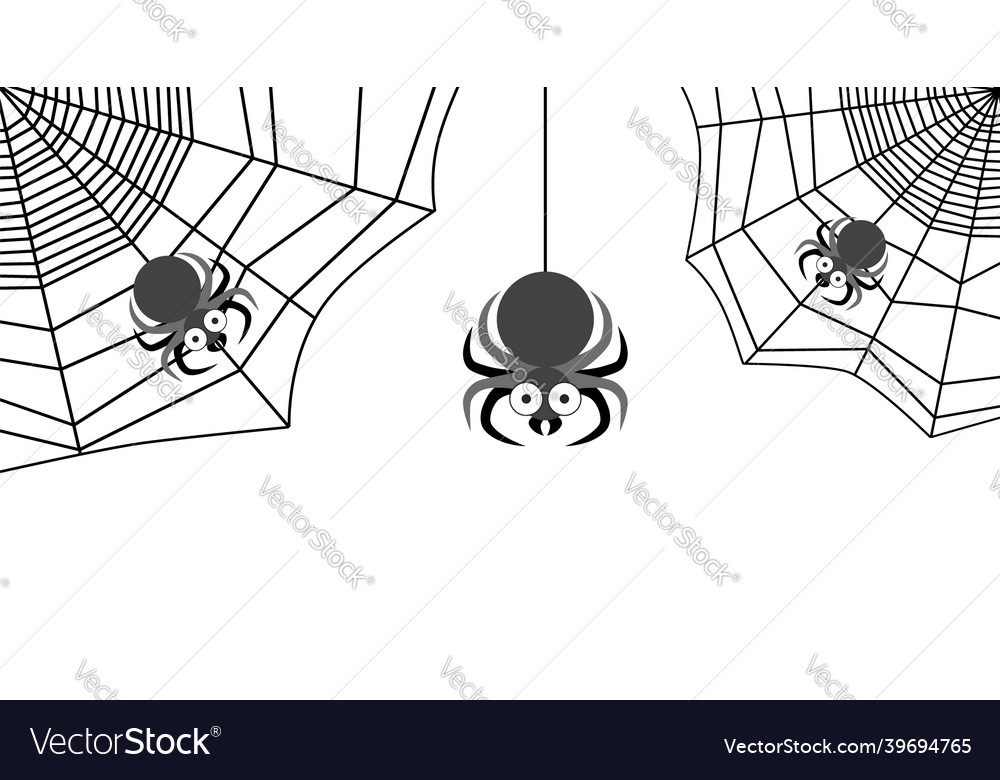Spider Web Symbols, Realistic Spiderweb Halloween Clip Art