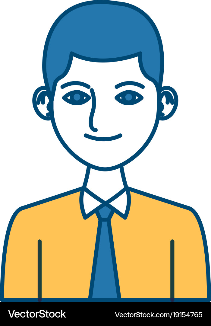 Young man with elegant clothes Royalty Free Vector Image