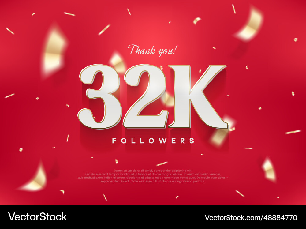 32k elegant and luxurious design background thank Vector Image