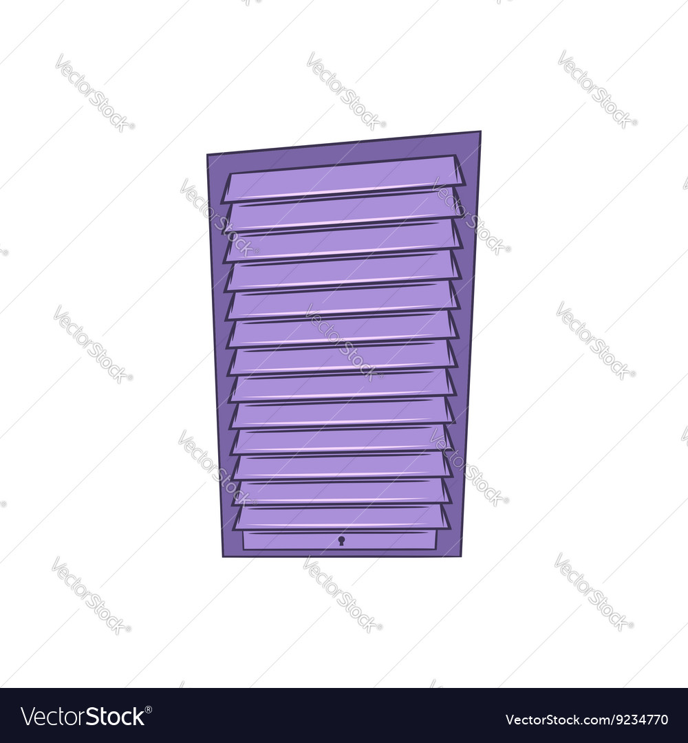 Shutter door or roller door icon cartoon style Vector Image Shutter door or roller door icon cartoon style Vector Image