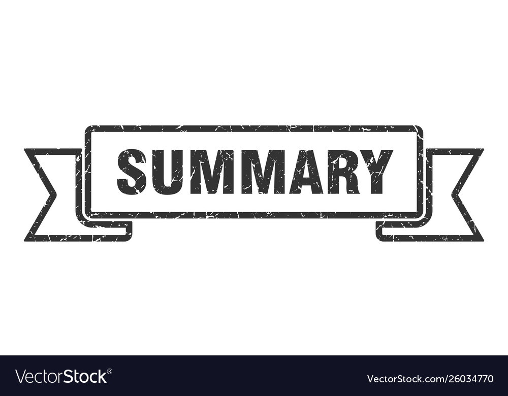 Summary Royalty Free Vector Image - VectorStock