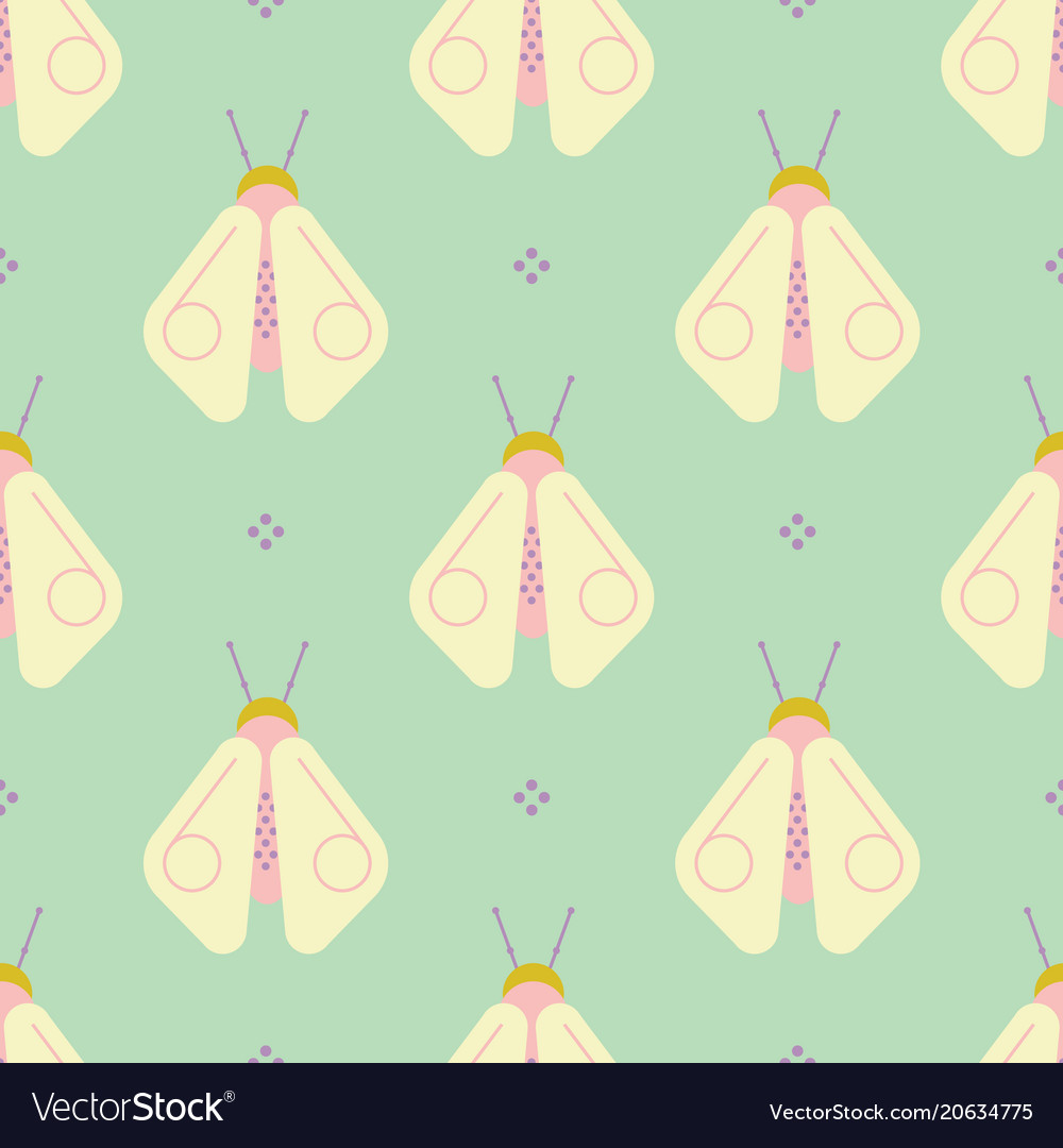 Geometric firefly pattern Royalty Free Vector Image