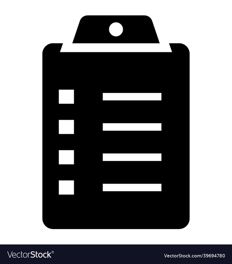 Checklist Royalty Free Vector Image - VectorStock