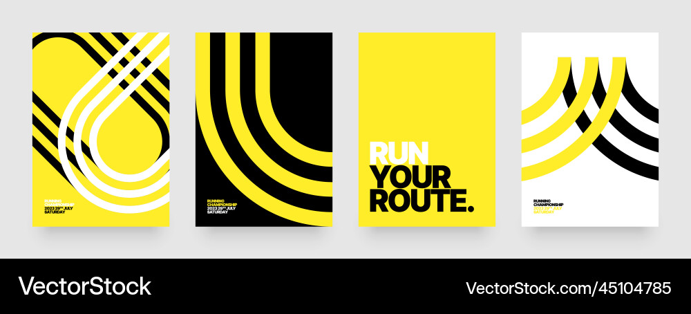 Layout template for events or business related Vector Image