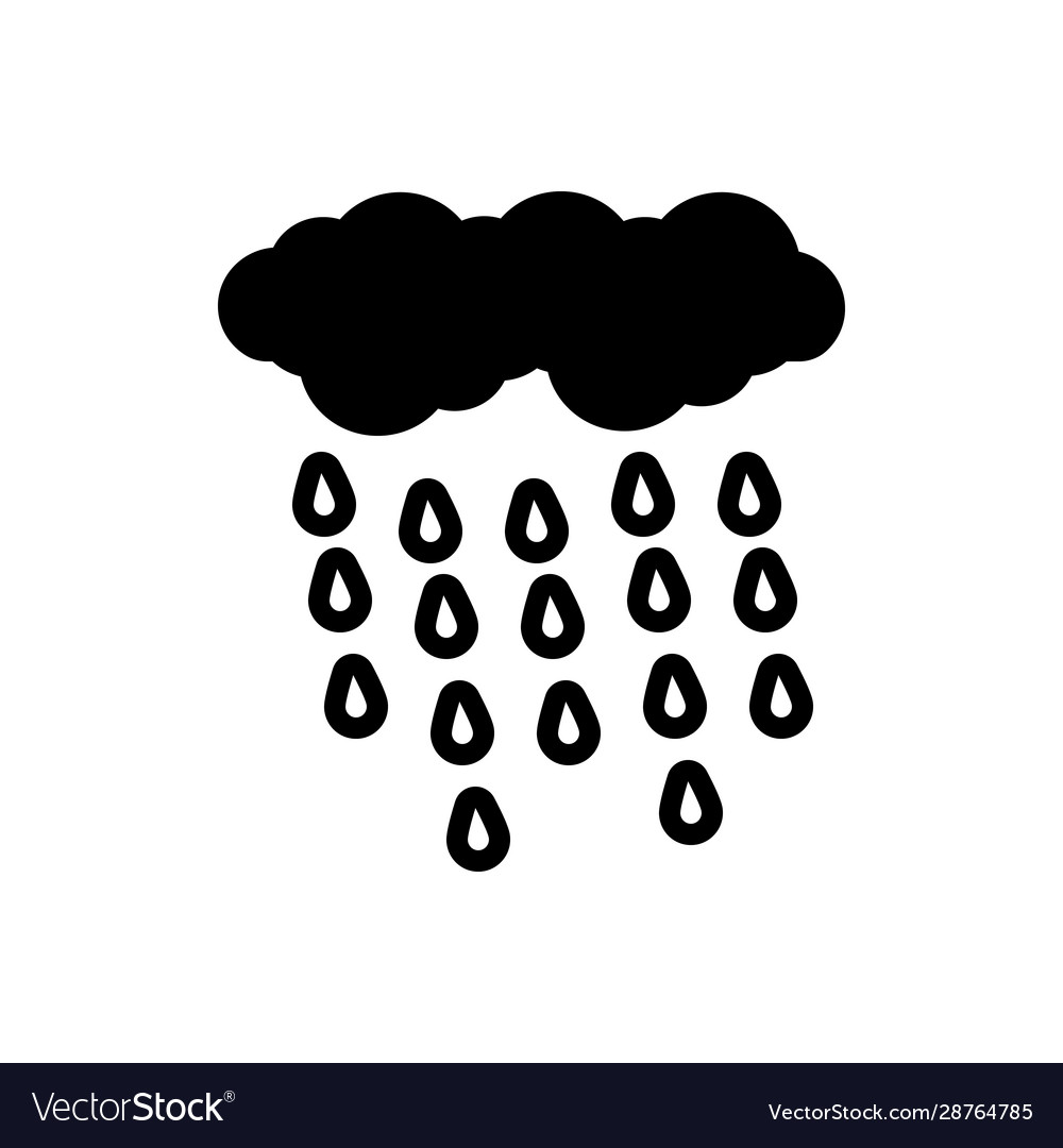 Rain Royalty Free Vector Image - VectorStock