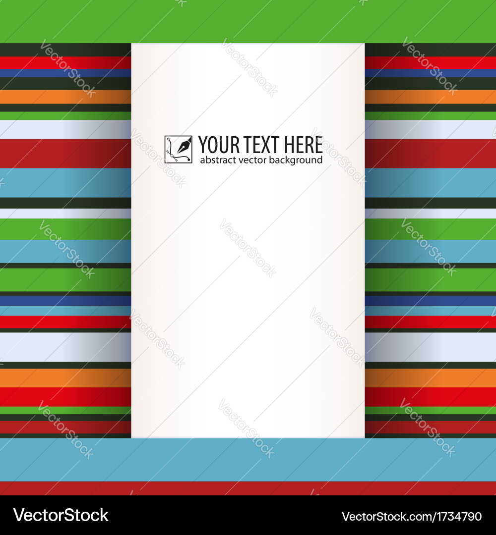 Abstract art rainbow lines colorful Royalty Free Vector