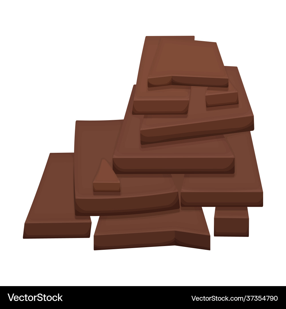 Chocolate iconcartoon icon isolated Royalty Free Vector