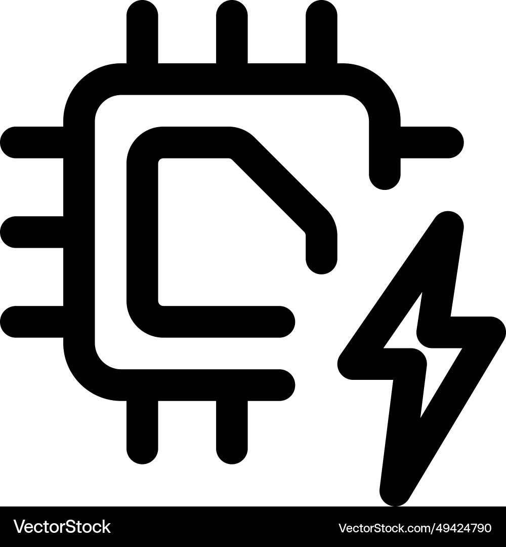 Electrical erasing and programming in flash chip Vector Image