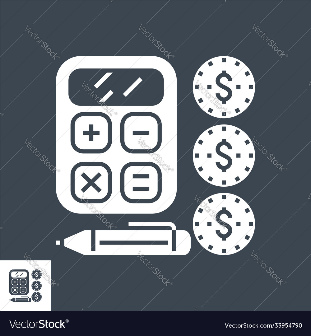 Financial Management Icon Set Royalty Free Vector Image