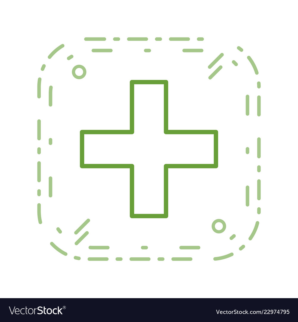 Plus icon Royalty Free Vector Image - VectorStock