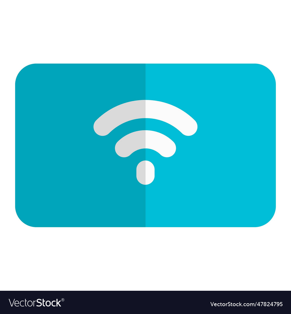 Radio frequency identification chip used Vector Image Radio frequency identification chip used Vector Image