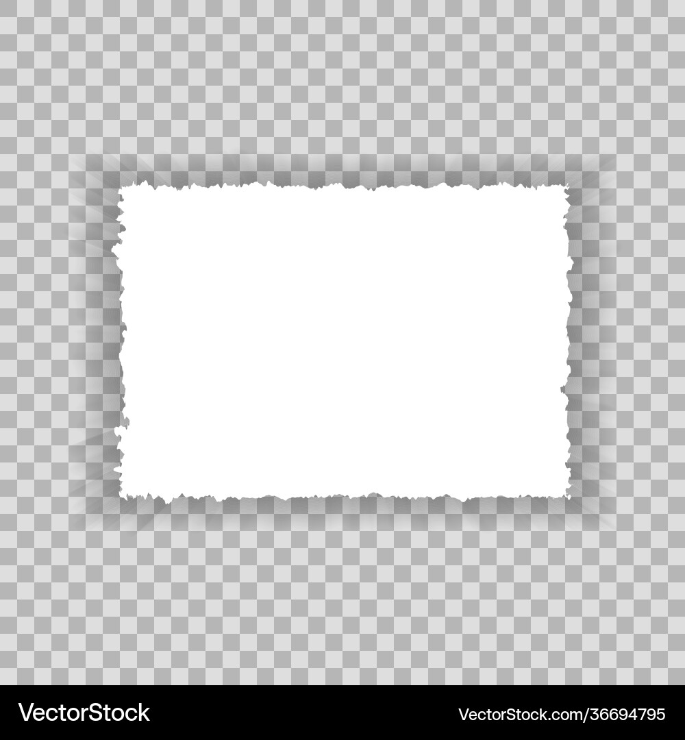 Torn paper edges for background ripped paper Vector Image