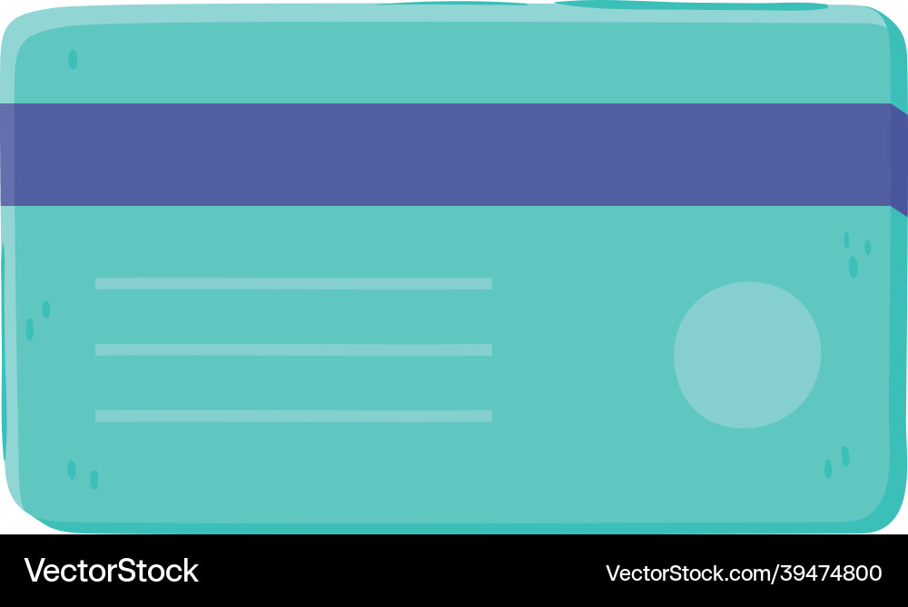 Bank credit or debit card Royalty Free Vector Image