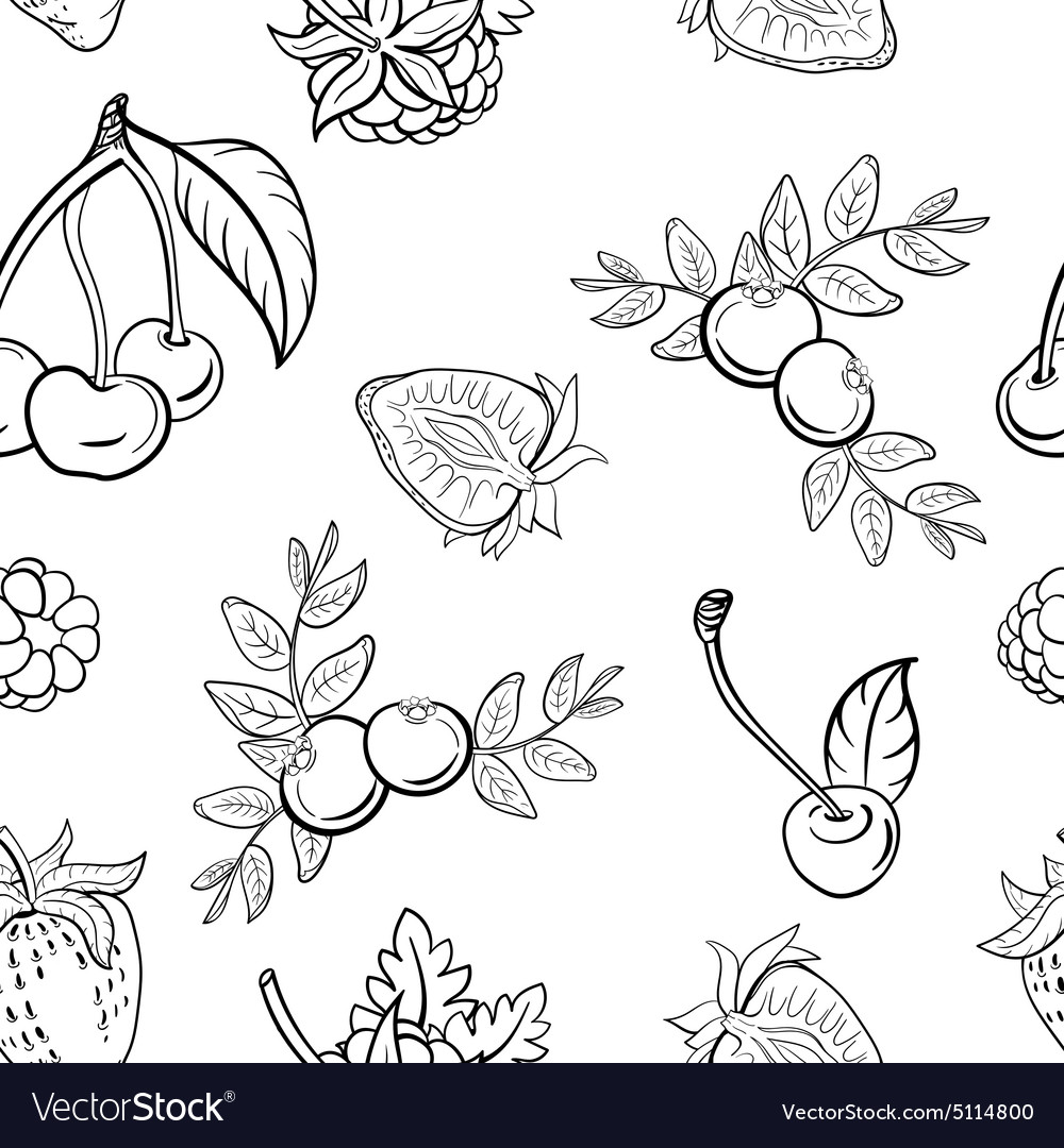 Berrypattern5 Royalty Free Vector Image - VectorStock