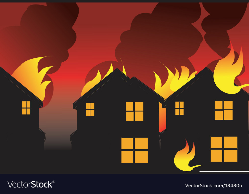Fire fire Royalty Free Vector Image - VectorStock