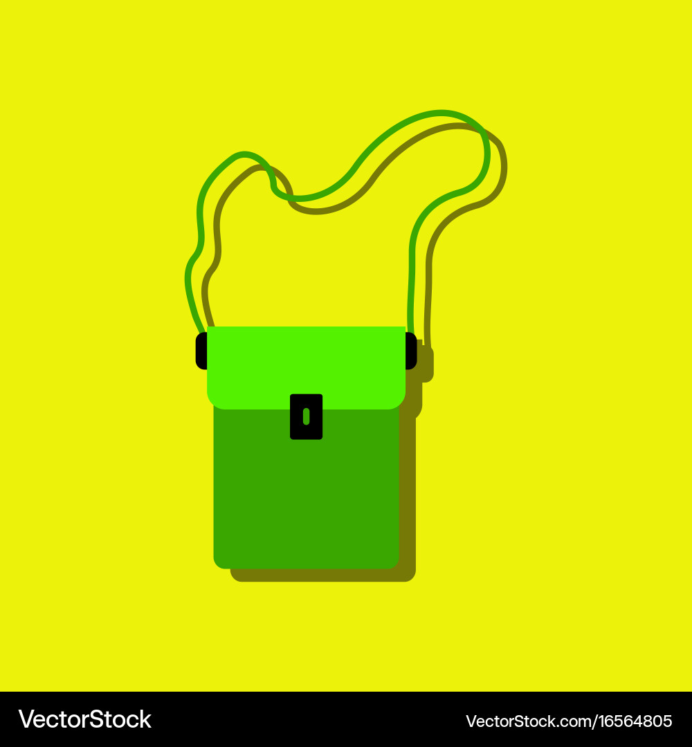 Flat icon design collection military portfolio Vector Image