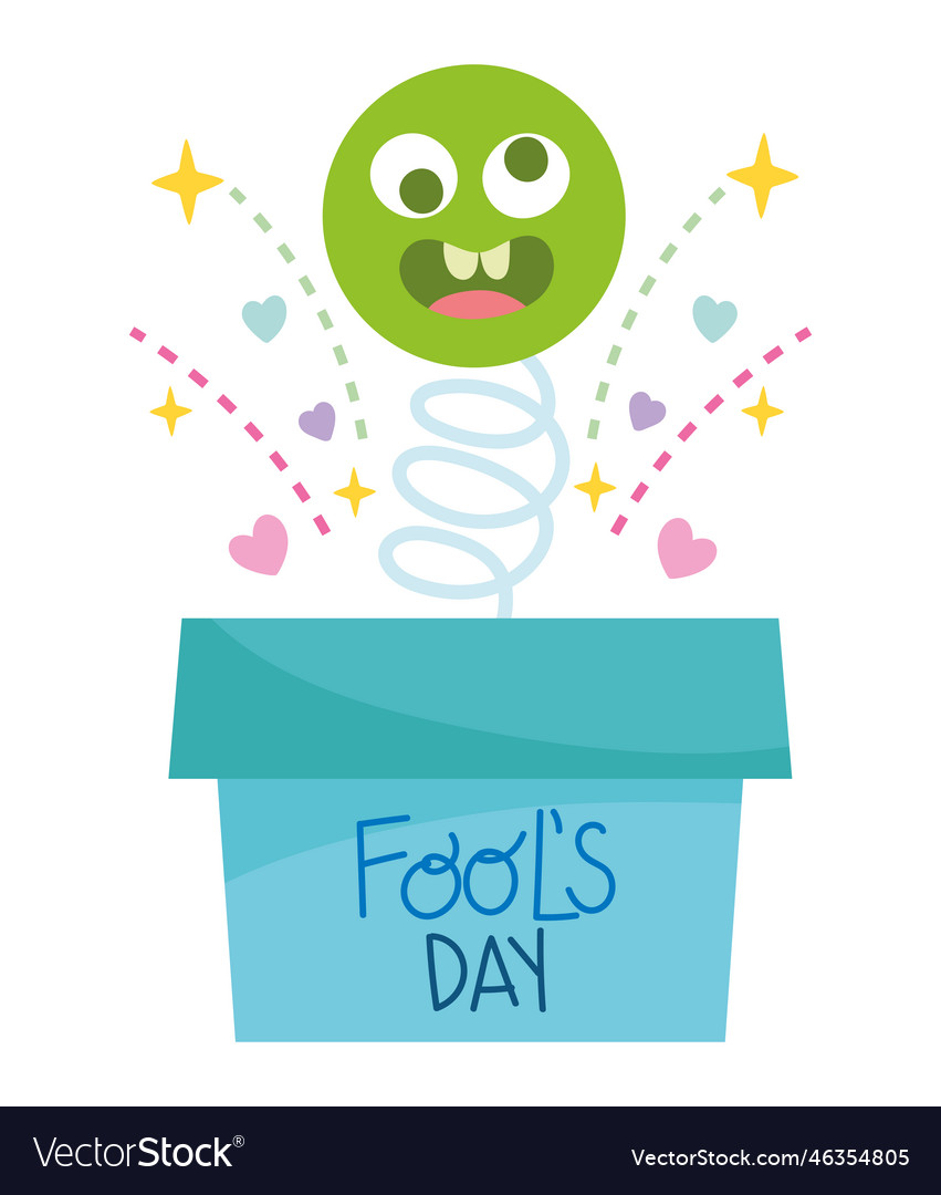 Fools day celebration Royalty Free Vector Image