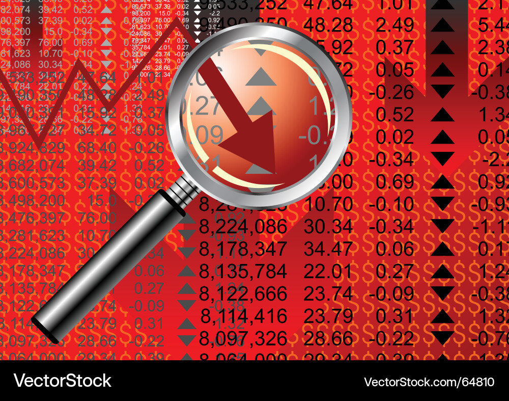 Magnifying glass Royalty Free Vector Image - VectorStock