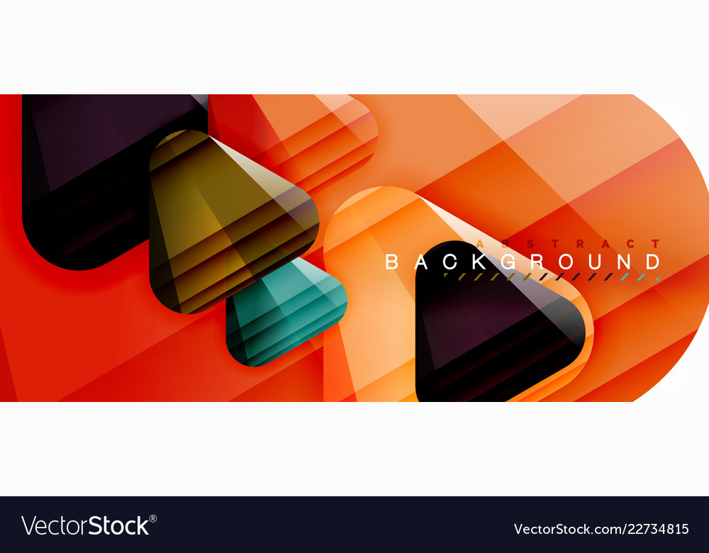 Geometric abstract background triangles Royalty Free Vector