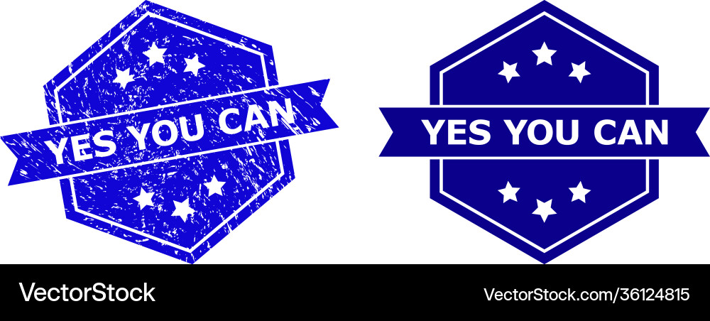 Hexagonal yes you can watermark with unclean Vector Image