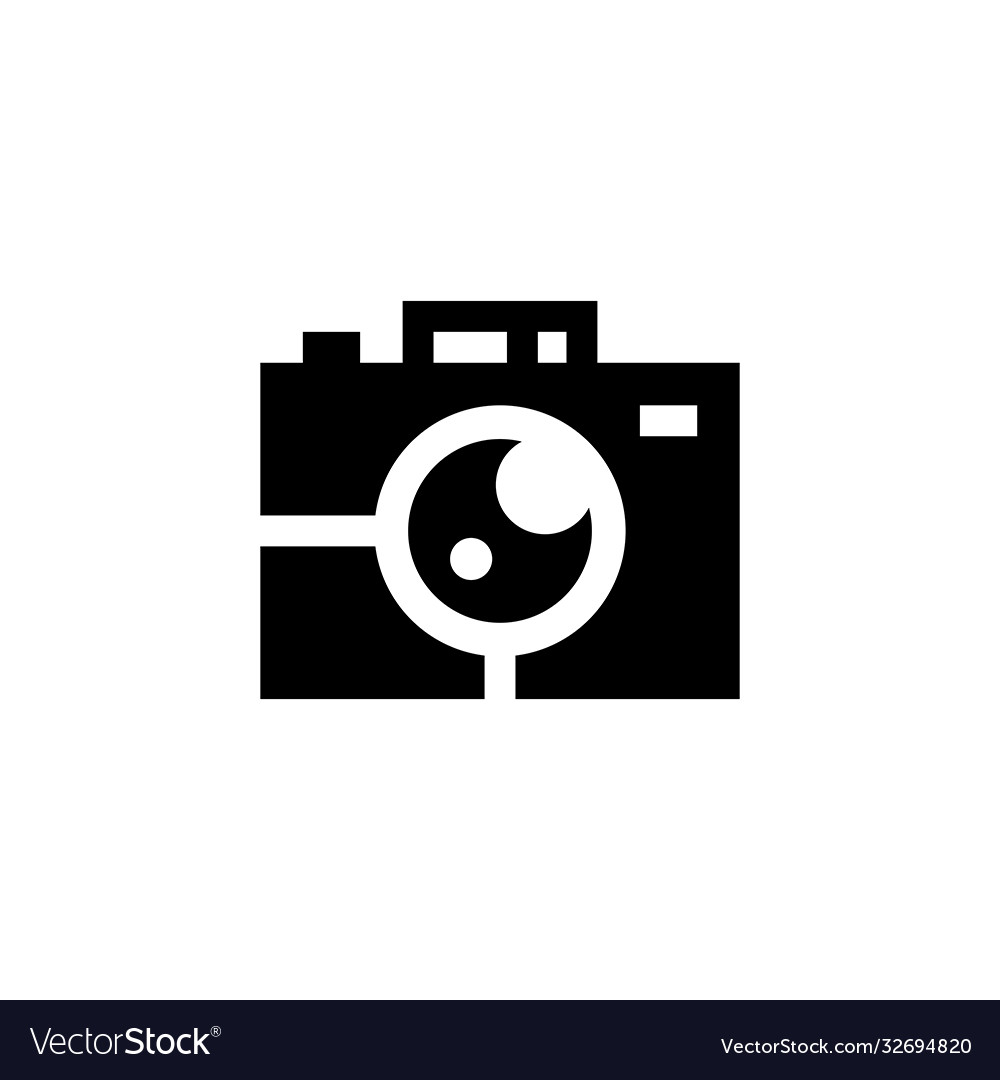 Camera logo Royalty Free Vector Image - VectorStock