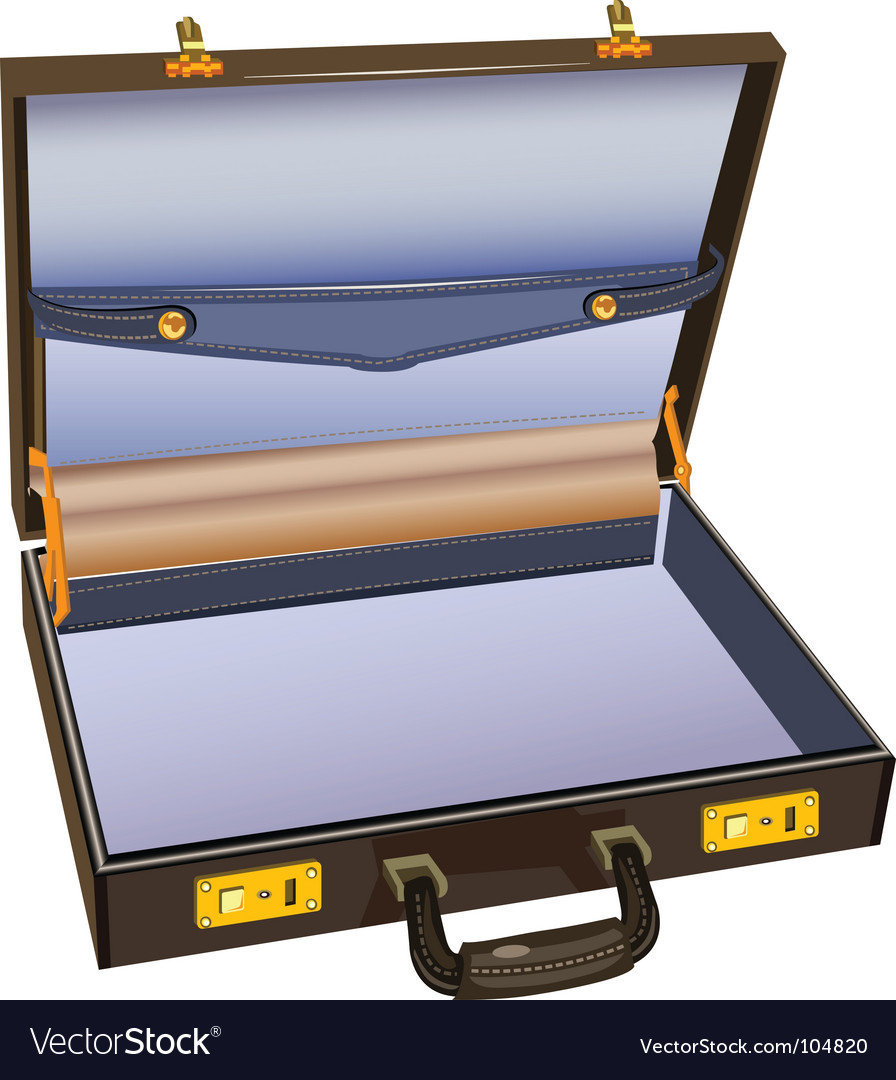 Case empty Royalty Free Vector Image - VectorStock