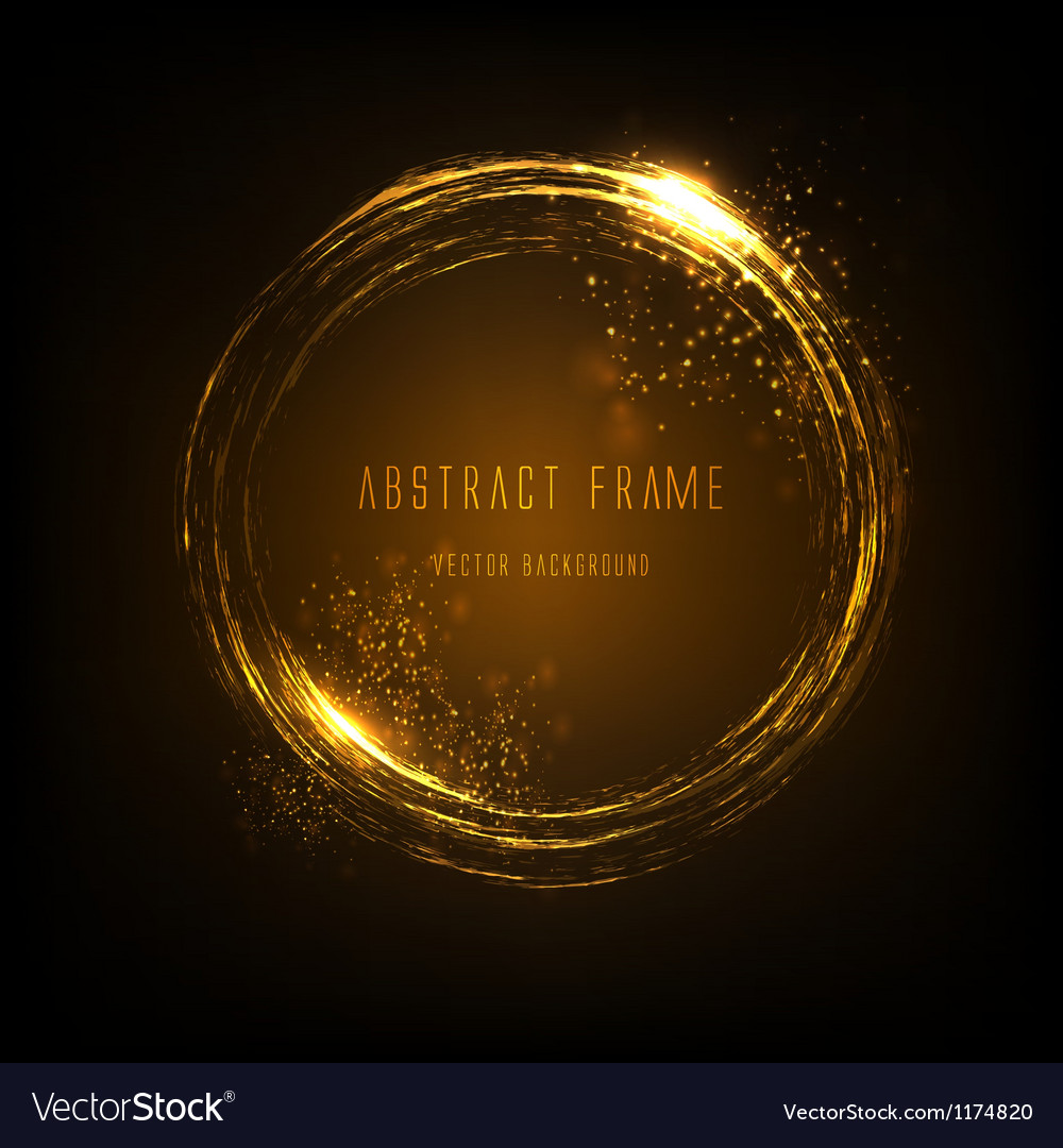 Circle frame Royalty Free Vector Image - VectorStock