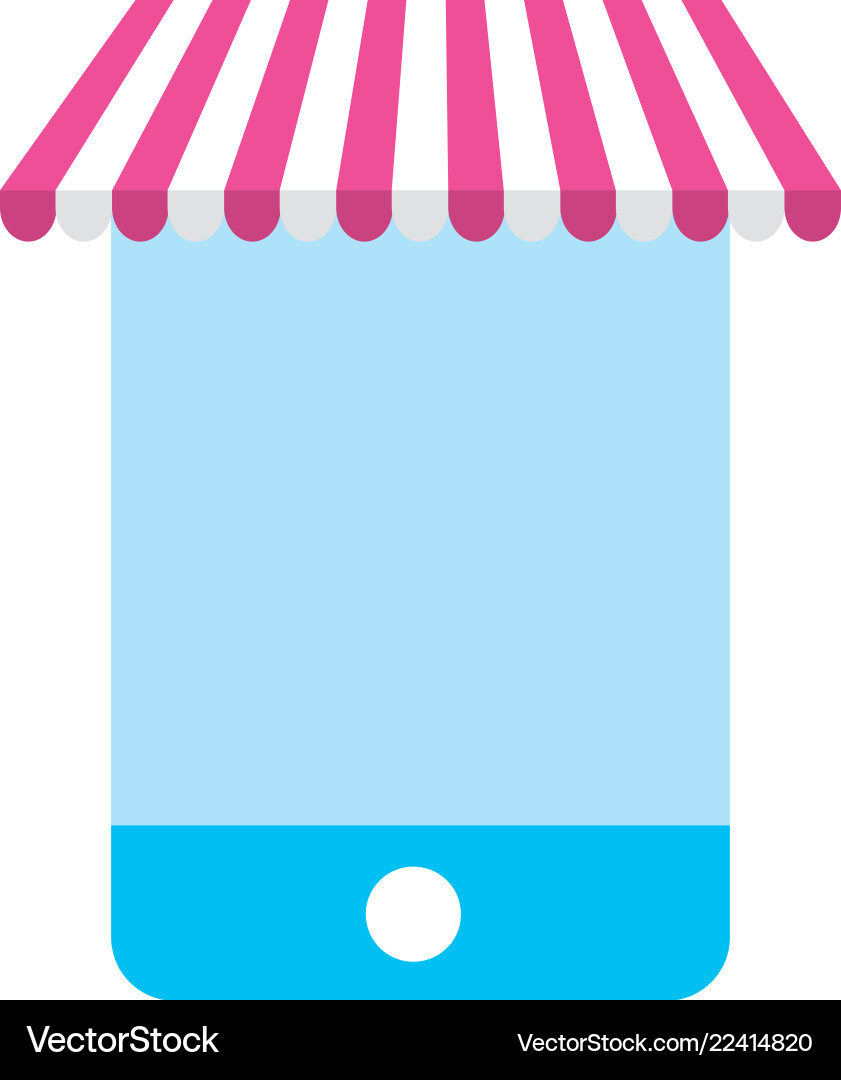 Digital marketing and shopping Royalty Free Vector Image