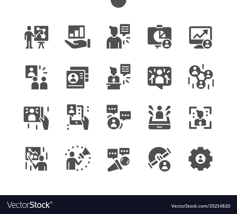 Engaging presentations graphic presentation Vector Image