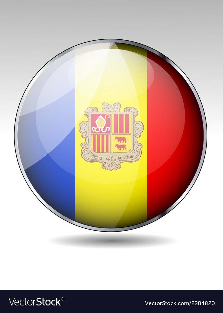 Flag button design elements Royalty Free Vector Image