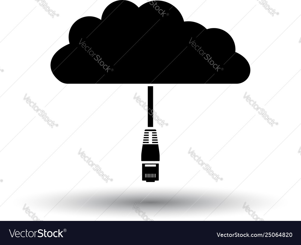 Network cloud icon Royalty Free Vector Image - VectorStock