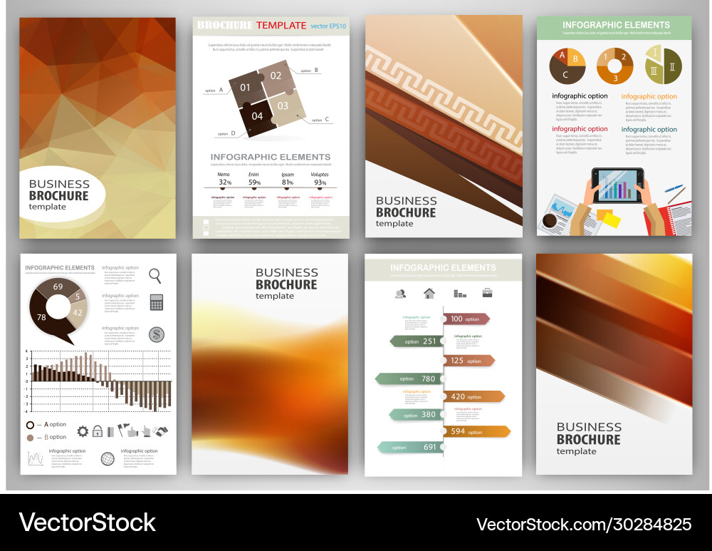 Beige business backgrounds and abstract concept Vector Image