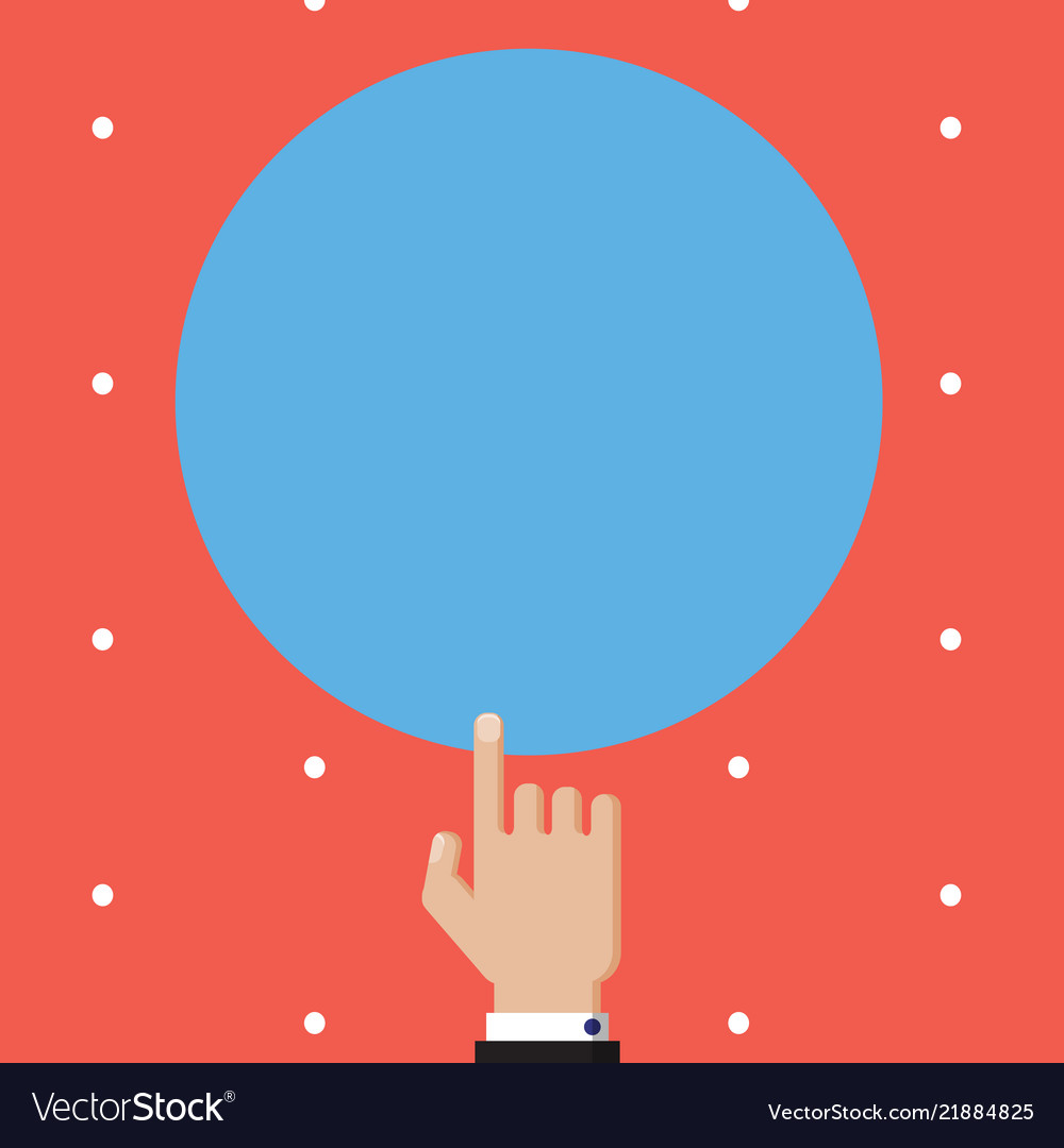 Flat design empty esp template Royalty Free Vector Image