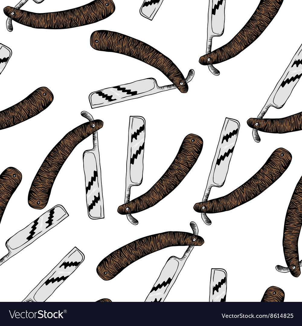 Razor pattern Royalty Free Vector Image - VectorStock