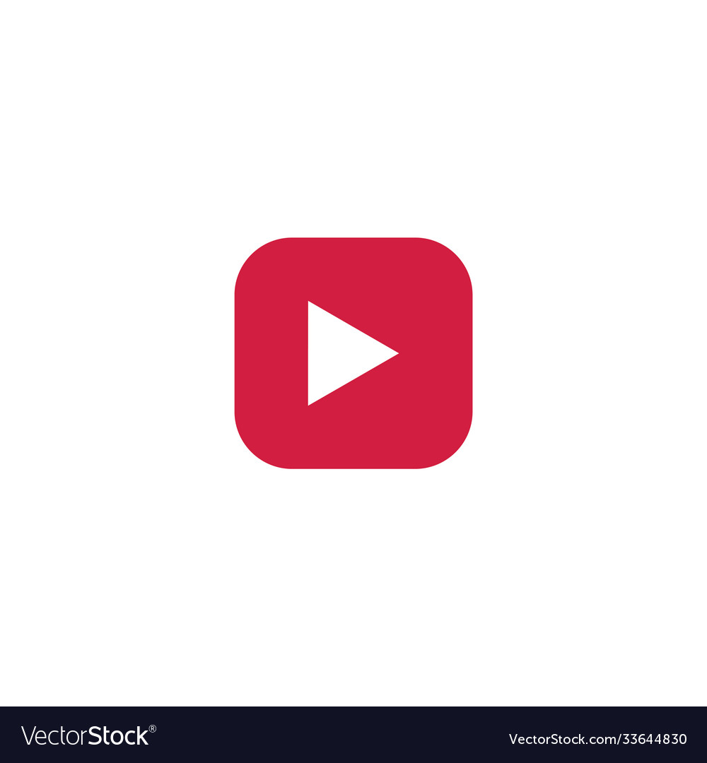 Button play template design Royalty Free Vector Image