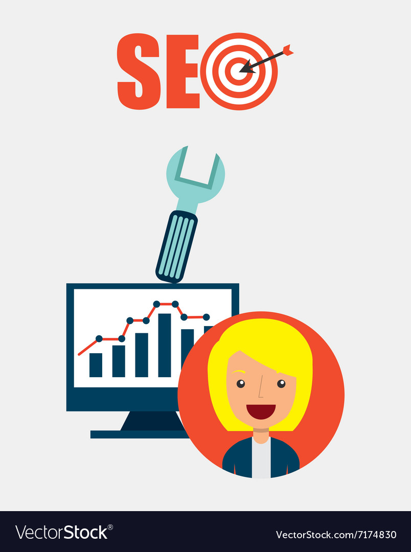 Search engine optimization Royalty Free Vector Image