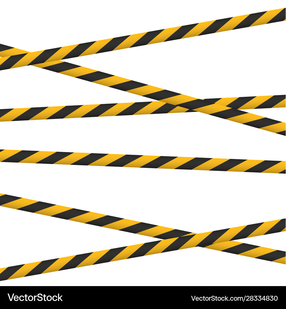 Yellow and black danger Royalty Free Vector Image