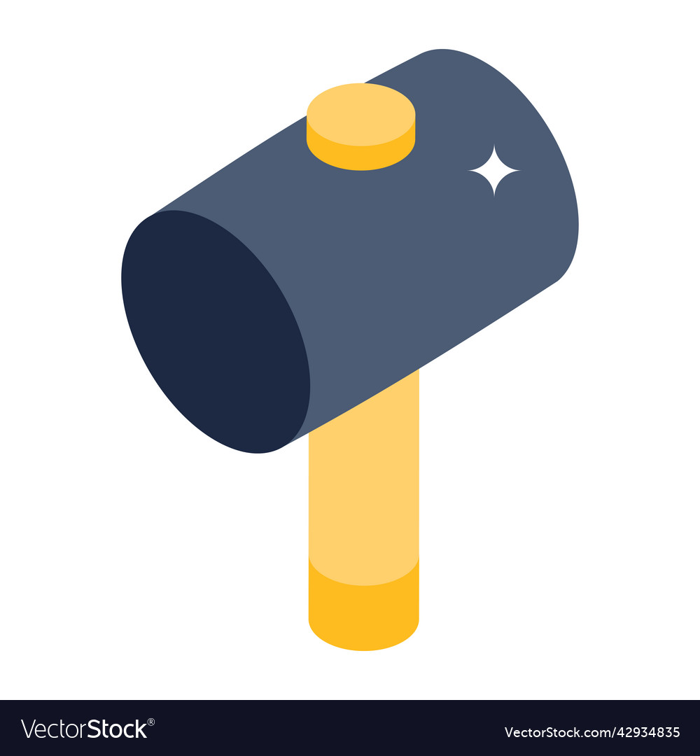 Mallet Royalty Free Vector Image - VectorStock