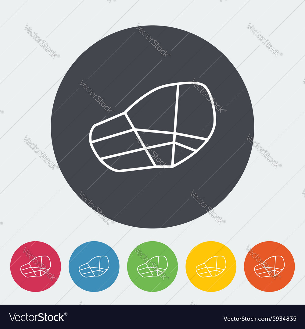 Muzzle icon Royalty Free Vector Image - VectorStock
